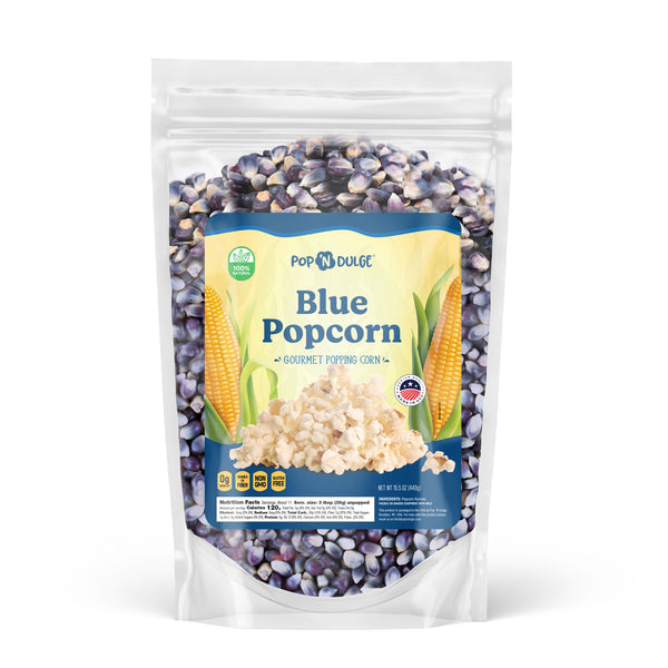 Gourmet Premium Blue Popcorn Kernels, 1 Pound Bulk Bag – Pop 'N Dulge